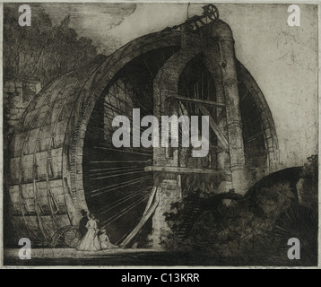 The world's largest water wheel powered Henry Burden's iron plant on ...