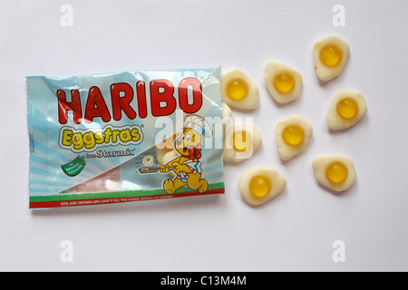 Packet of Haribo Eggstras sweets for Easter from Starmix sweets ...
