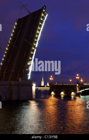 Trinity Bridge, Saint Petersburg Russia Stock Photo - Alamy