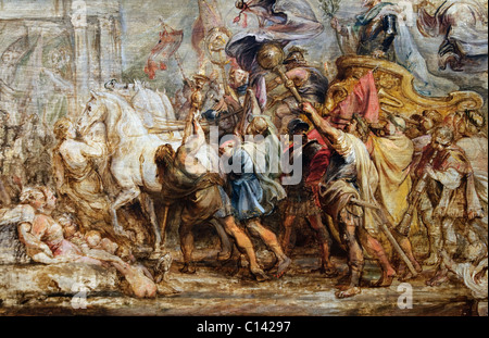 Detail: The Triumph of Henry IV, sketch, 1627–31, by Peter Paul Rubens Stock Photo - Alamy