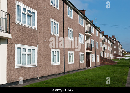 Appartment block in Netherton, West Midlands Stock Photo - Alamy
