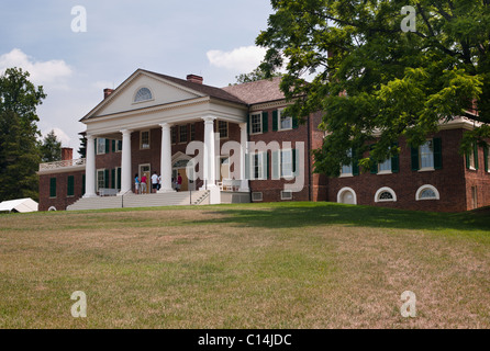 USA, Virginia, Montpelier. Mansion at James Madison's estate Stock ...