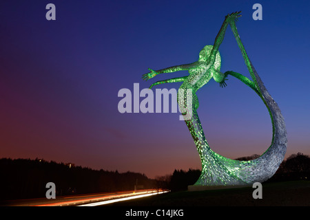 UK, Scotland, Arria sculpture at Cumbernauld Stock Photo - Alamy