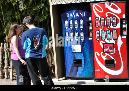 Vending machines with Coca-Cola and Dasani water drinks with anti-theft ...