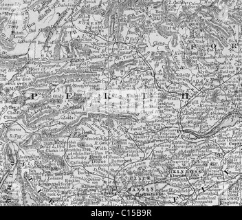 Map of Perth Stock Photo - Alamy