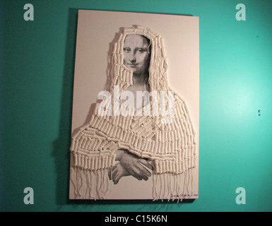 TAMPON MONA LISA Artist Dave Morice has recreated Leonardo Da Vinci's ...