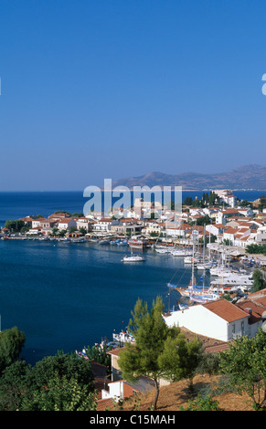 Elevated view of Pythagoreio, Samos, Greece Stock Photo - Alamy