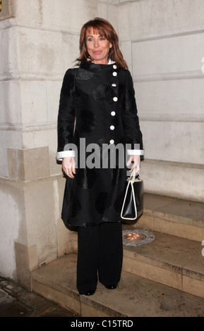 Kay Burley arrives for the Ultimate News Quiz charity fundraiser at the ...