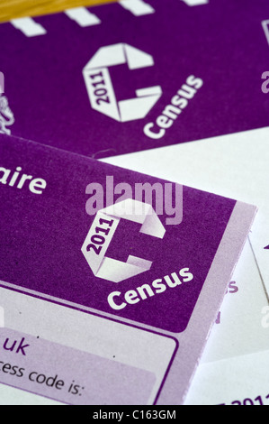 Household questionnaire form for 2011 census in delivery envelope UK ...