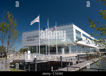 WISCONSIN Milwaukee Discovery World museum at Pier Wisconsin along ...