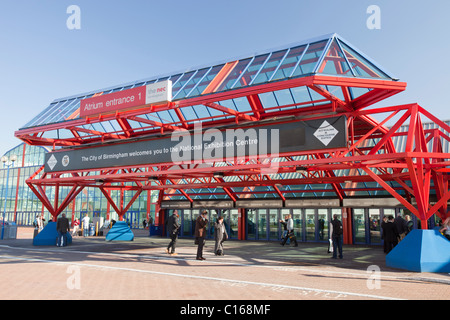 Atrium entrance to the NEC, Birmingham Stock Photo - Alamy