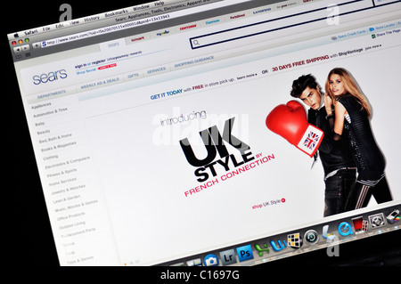 Sears store website Stock Photo - Alamy