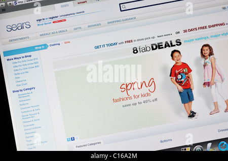 Sears department store website Stock Photo - Alamy