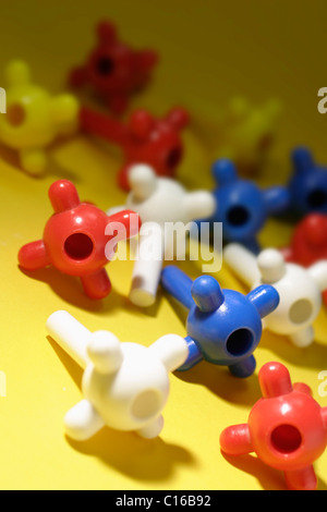 Colorful game figures Stock Photo - Alamy