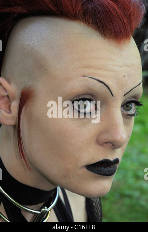 Wave Gothic fan, Wave Gothic Meeting, Leipzig, Saxony, Germany, Europe ...