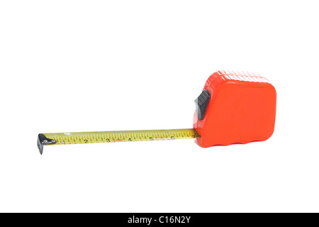 tape measure in red numbers and markings Stock Photo - Alamy