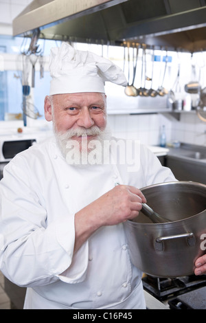 Cook hat. Bearded chef, cooks or baker. Bearded male chefs isolated on ...