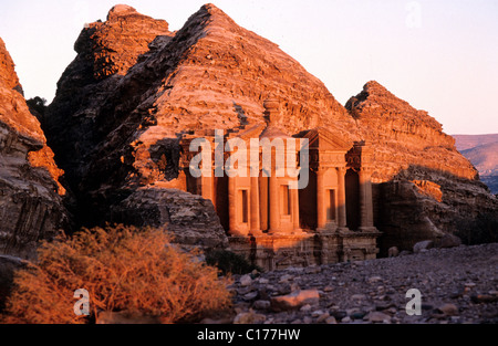 Deir, the Monastery at Petra; Petra, Jordan Stock Photo - Alamy