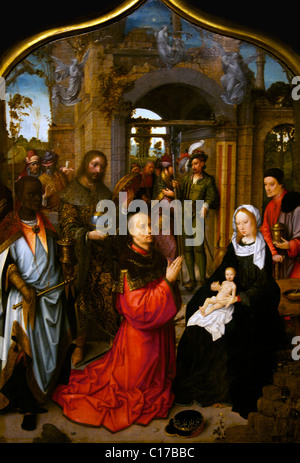 Adoration of the Magi Triptych, by Adriaen Isenbrandt, circa 1510-1512, Birmingham Museum & Art ...