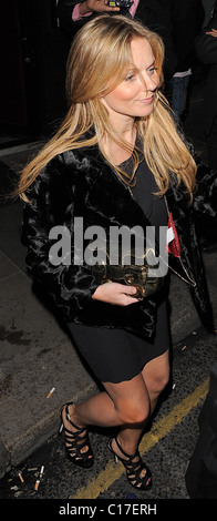 Geri Halliwell leaving Raffles nightclub at 4.30am appearing rather ...