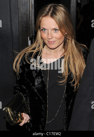 Geri Halliwell leaving Raffles nightclub at 4.30am appearing rather ...