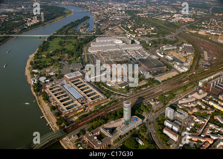 Aerial photo, Koeln Messe Cologne Exhibition Fair, Deutz, Cologne ...