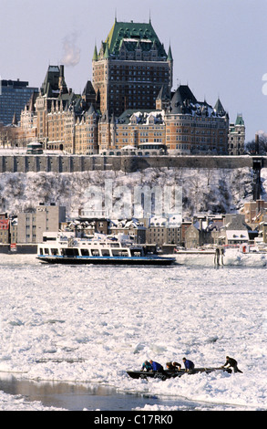 People during canoe race, Saint George River, Appleton, Maine, USA ...