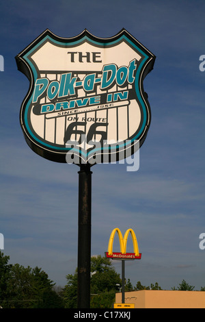 Polk-A-Dot Drive In, Braidwood, IL Stock Photo - Alamy