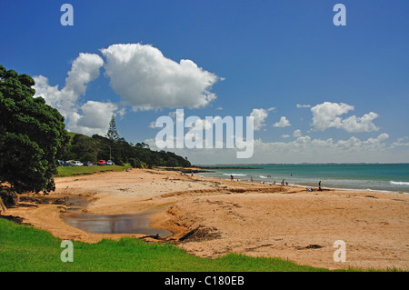 Beach view, Cable Bay, Taipa-Mangonui, Doubtless Bay, Northland Region ...