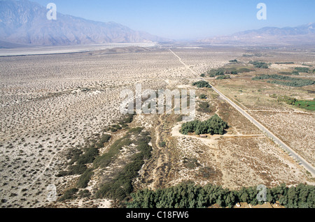 An aerial view of California San Andreas, California, USA Stock Photo ...