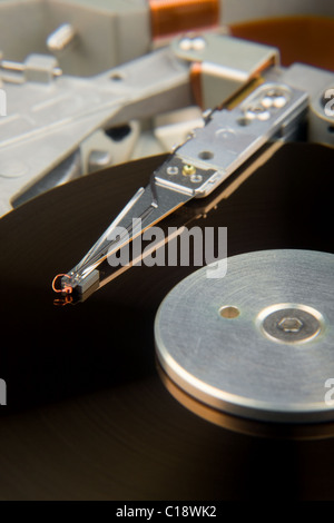 inner workings of a hard disc drive Stock Photo - Alamy