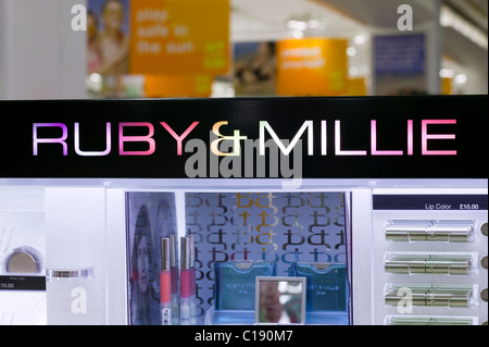 Ruby & Millie self selection cosmetics merchandising unit located ...