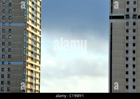 tower blocks gorbals area of glasgow 1992 Stock Photo - Alamy