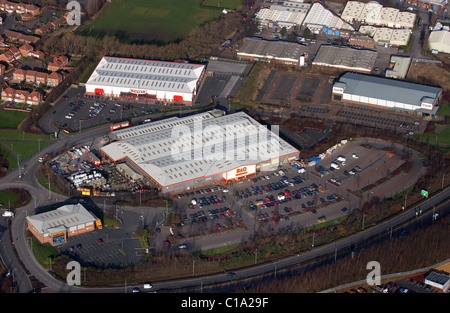 Aerial view of Bilston West Midlands England Uk Stock Photo: 40074684 ...