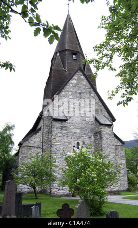 Voss church, Voss, Norway Stock Photo - Alamy
