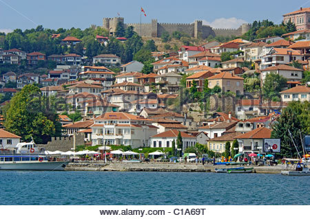 Samuel's Castle Fortress, (Ohrid Castle), Ohrid, Macedonia Stock Photo ...