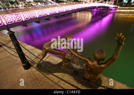 The First Generation, a bronze sculpture by Singaporean artist Chong ...