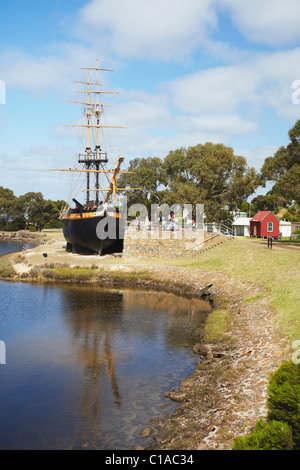 Brig Amity Replica Ship - Albany - Australia Stock Photo - Alamy