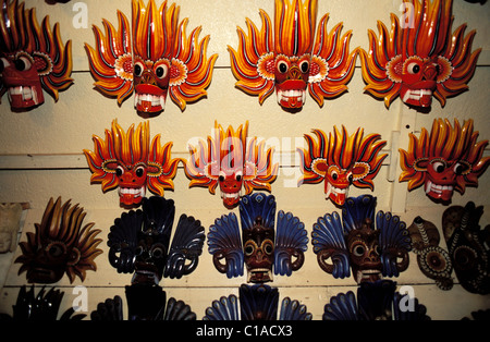 Sri Lanka, Centre, Kandy, factory and shop of Batik material Stock ...