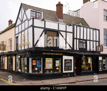 The Old Restoration, Cheltenham, UK. The oldest pub in Cheltenham Stock ...
