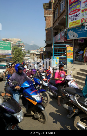 Traffic congestion on the streets of Kathmandu,Nepal Stock Photo - Alamy