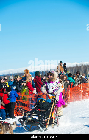 DEEDEE JONROWE LEAVING WILLOW, ALASKA Stock Photo - Alamy