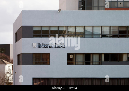 The Hicks building, University of Sheffield England UK British Higher ...