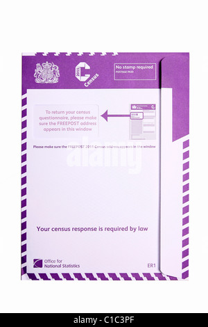 UK 2011 Census Form Questionnaire Stock Photo - Alamy