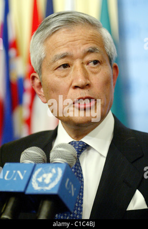 Yukio Takasu, Japan's ambassador to the UN UN Security Council holds ...