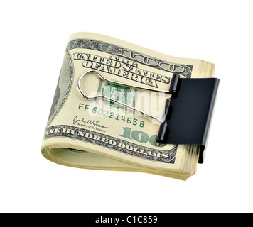 Dollars. Monetary unit of the USA, it is isolated on a white background ...