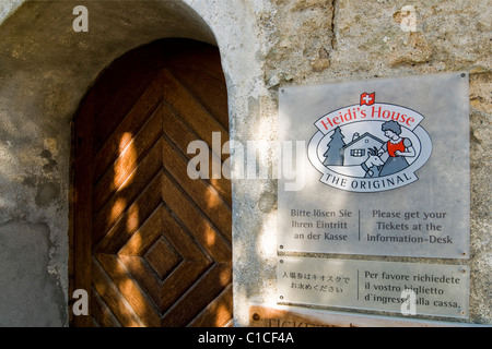 Heidi's house, Maienfeld, Switzerland Stock Photo - Alamy