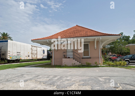 train station Palatka Florida Stock Photo - Alamy
