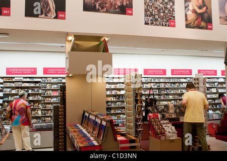 The Louvre Museum bookshop, Paris, France Stock Photo - Alamy
