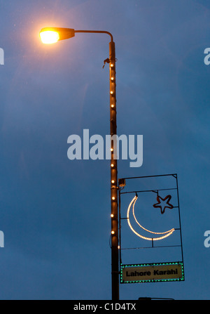 Tooting London England Eid Lights On Lampost Stock Photo - Alamy